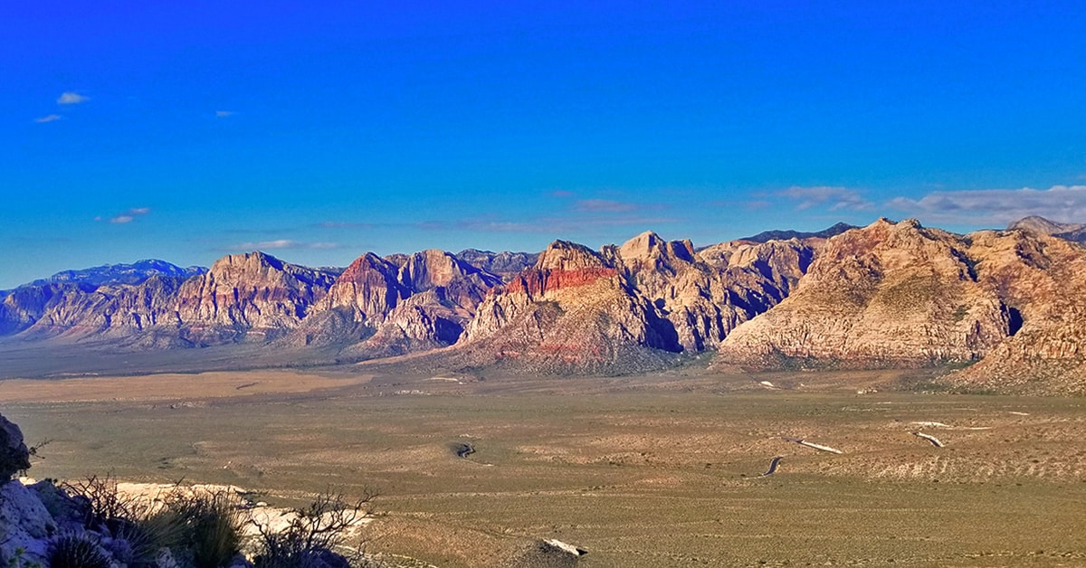 Rainbow Mountains Overview, Nevada | Las Vegas Area Trails