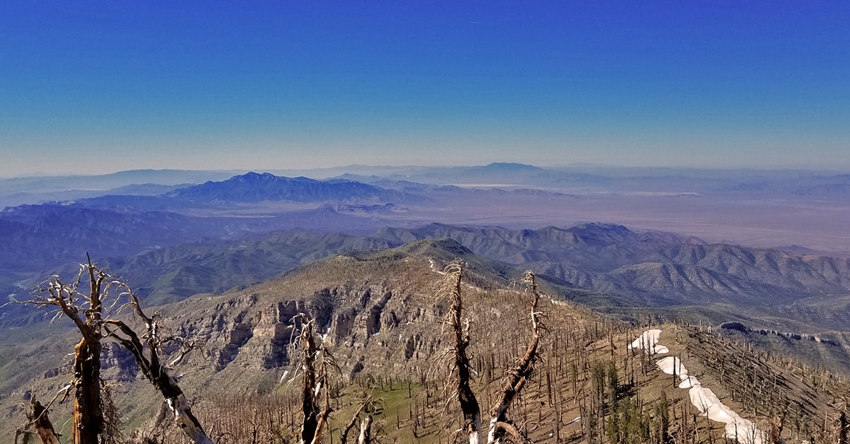 Sexton Ridge Descent from Griffith Pk, NV | Las Vegas Area Trails