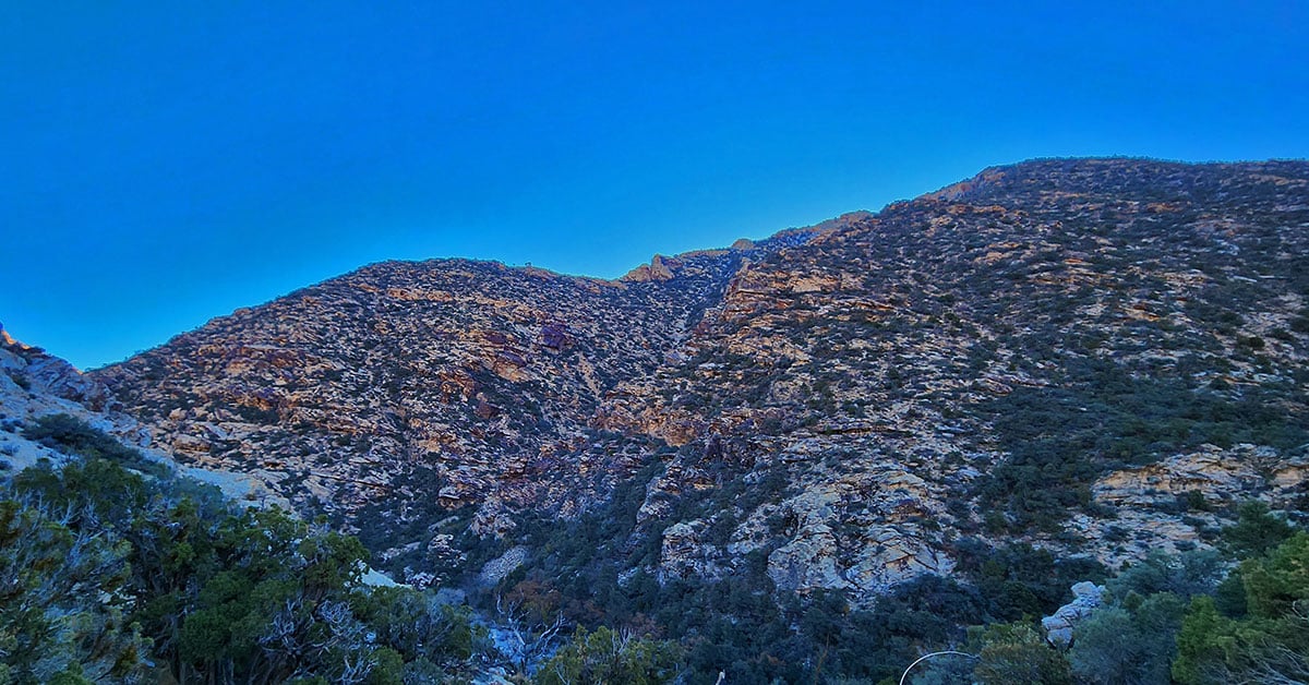 Upper Crest Ridgeline | Rainbow Mts NV | Las Vegas Area Trails
