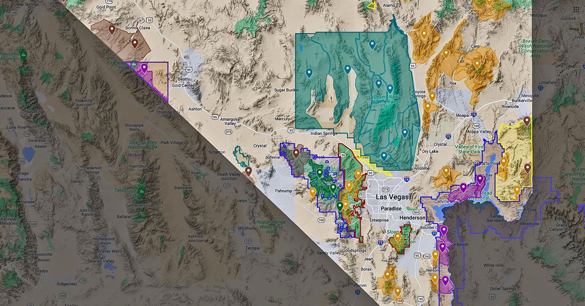 Nevada Wilderness Finder | Wilderness Area Maps & Boundaries | Las ...
