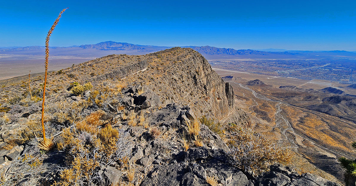 Harris Springs Canyon Ridgeline | La Madre Mts, Nevada | Las Vegas Area ...